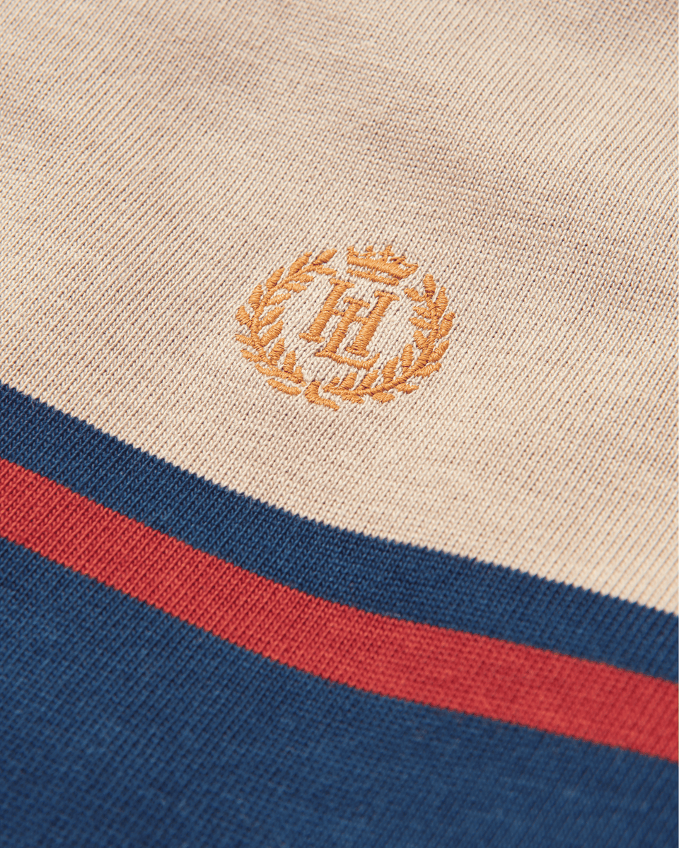 Cowes Rugby Shirt - Navy Blue - Henri-Lloyd