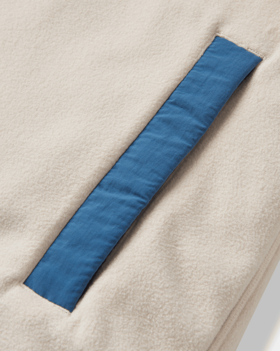 Crew Fleece Vest - Ecru - Henri-Lloyd