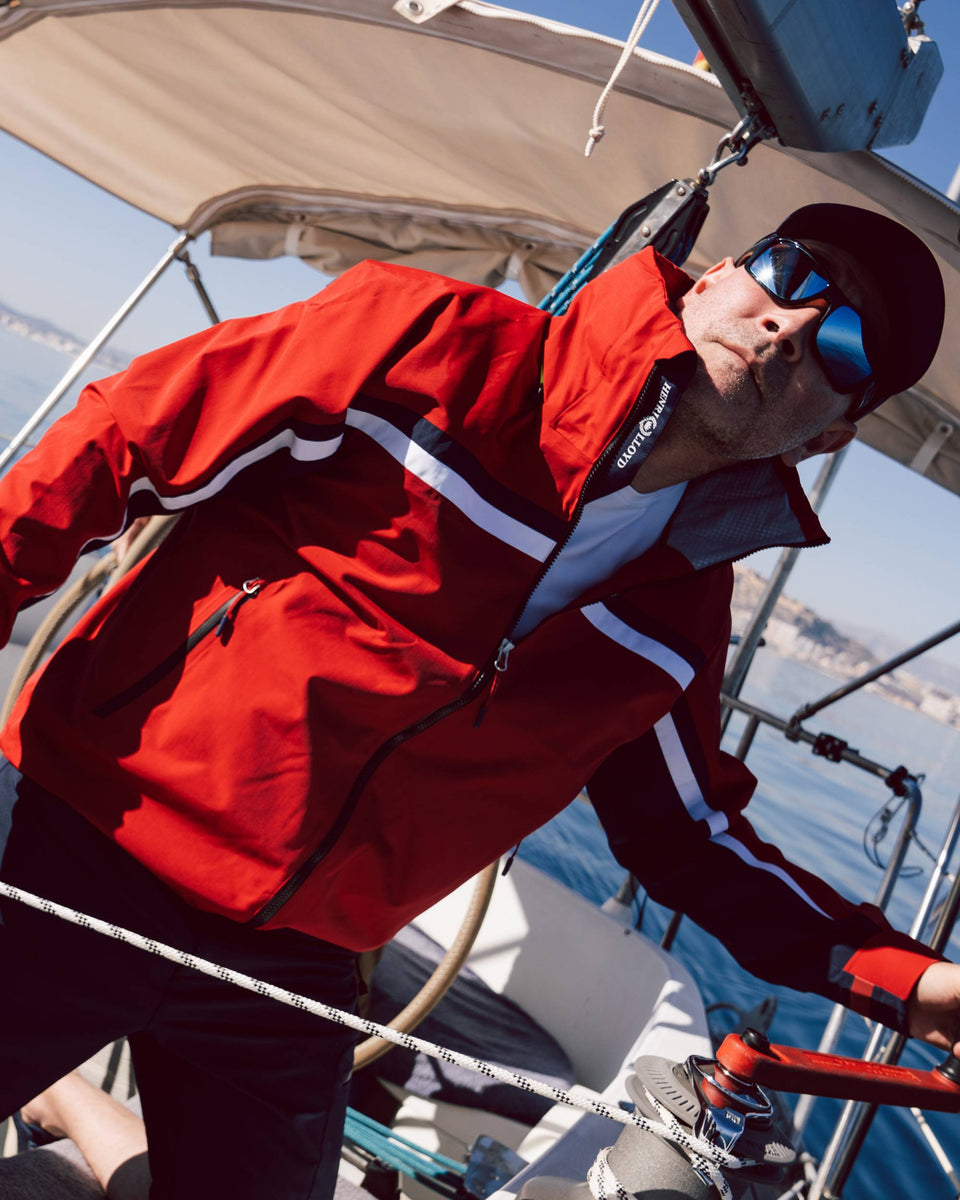Men's Sail Jacket - Red - Henri-Lloyd